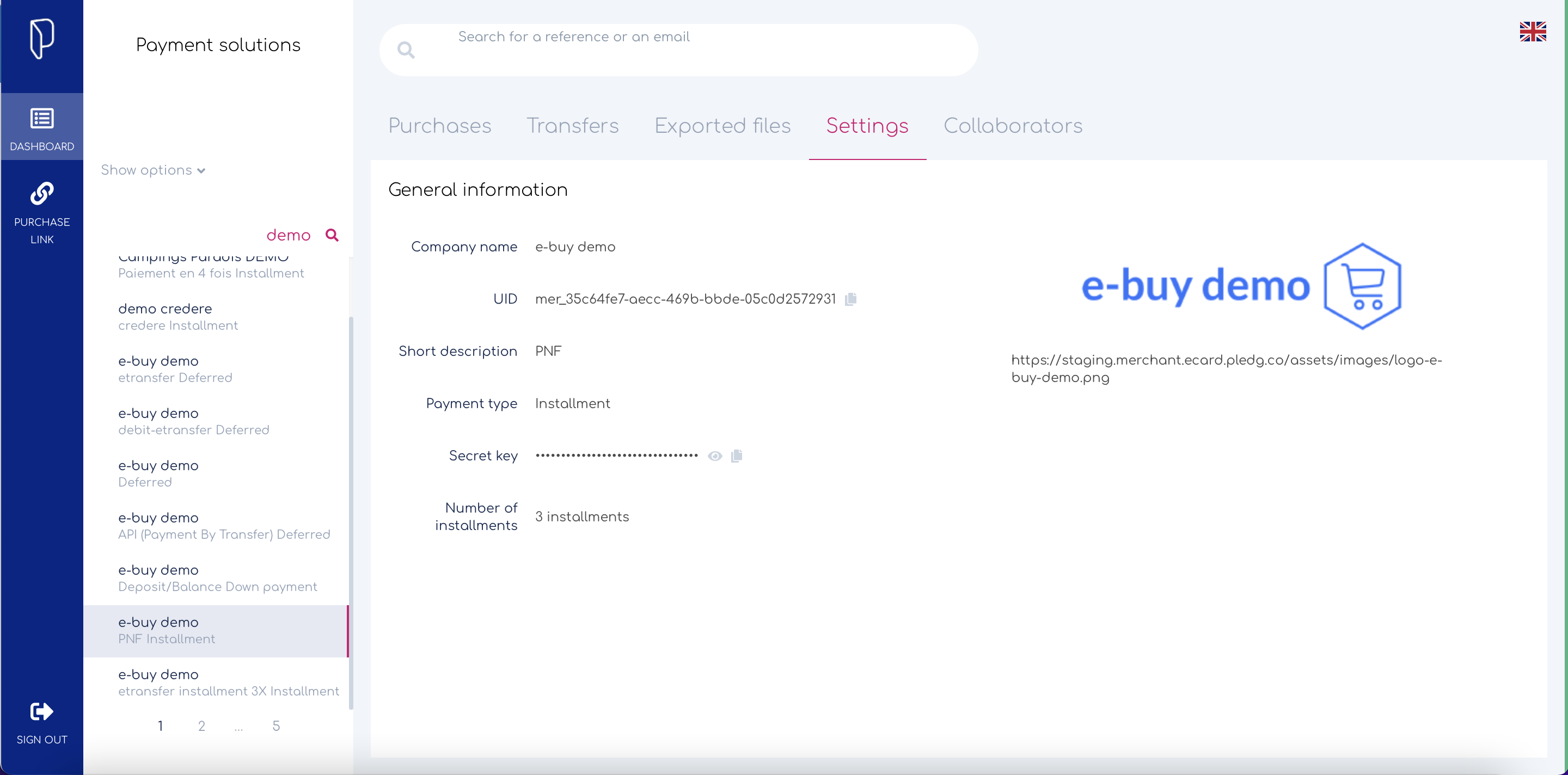 Start up | Integration of the Pledg payment solution