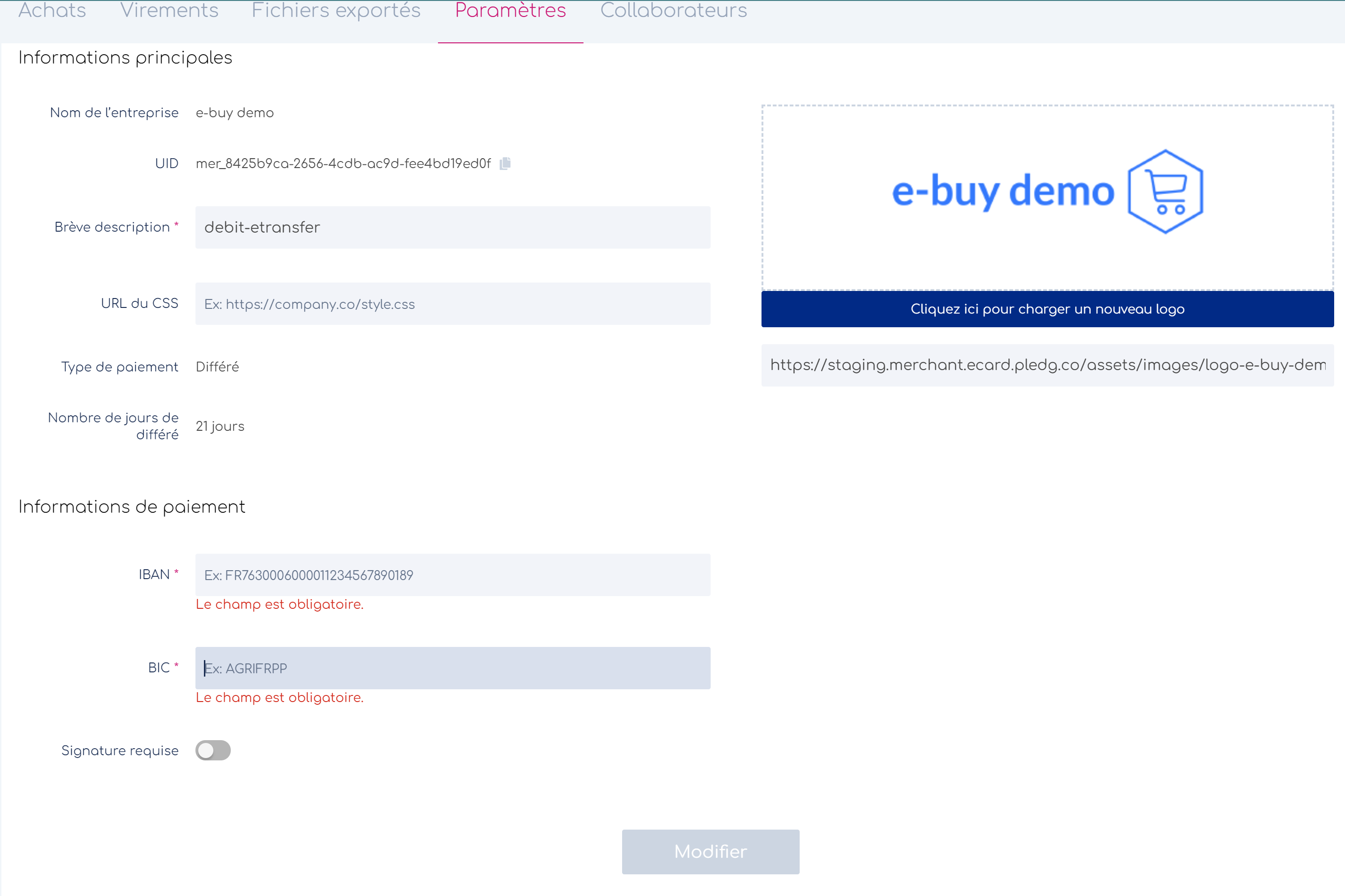 Start up | Integration of the Pledg payment solution